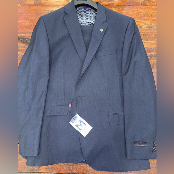 Ted Baker | Suits & Blazers | Ted Baker Dark Navy Suit | Poshmark